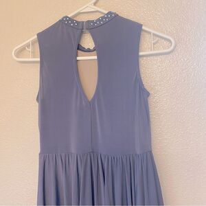Weissman | Costumes | Weissman Dance Costumeslate Blue Keyhole Back ...